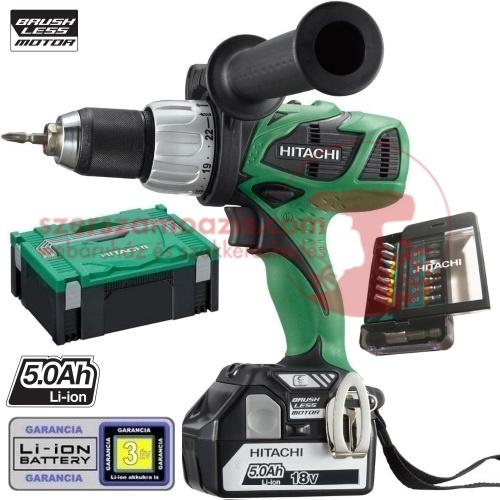 Hitachi (HiKOKI) DV18DBL-TP Akkus ütvefúró-csavarbehajtó (18V/2x5.0Ah ... Hitachi (HiKOKI) DV18DBL-TP Akkus ütvefúró-csavarbehajtó (18V/2x5.0Ah ...