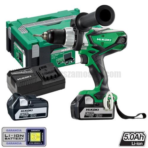 Hitachi (HiKOKI) DV18DSDL Akkus ütvefúró-csavarbehajtó (18V/2x5.0Ah) HITBOX kofferben + AJÁNDÉK ...