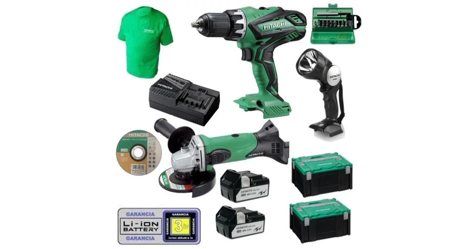 Hitachi (HiKOKI) KC18DJGU Akkus csomag 18V Li-ion (G18DSL + DS18DJL ...