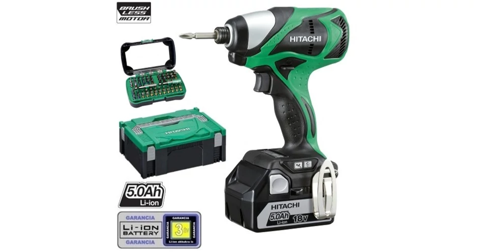 Hitachi (HiKOKI) WH18DBDL Akkus ütvecsavarozó (18V/2x5.0Ah/160Nm) HITBOX kofferben + AJÁNDÉK ...