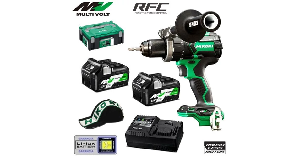 Hitachi (HiKOKI) DV36DC Akkus ütvefúró-csavarozó MULTI Volt (36V/2x2 ...