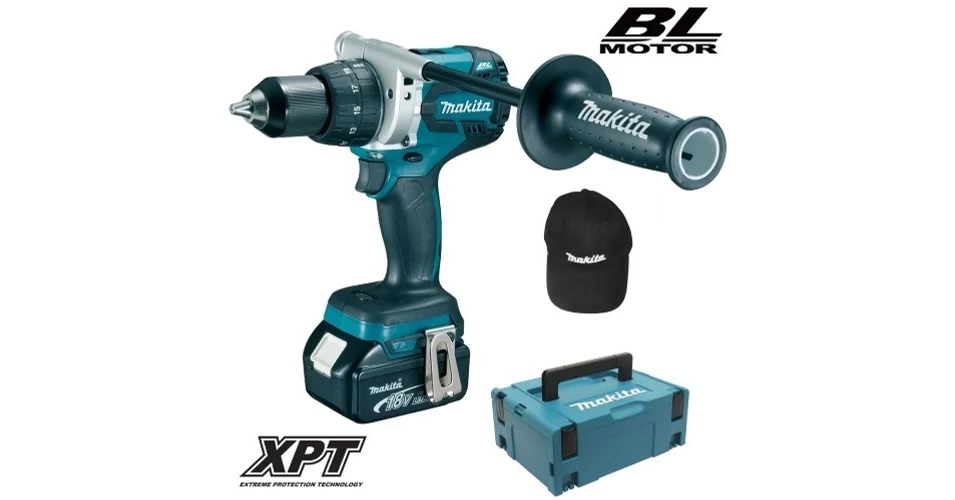 Makita DDF481RTJ Akkus fúró-csavarbehajtó (18V/2x5.0Ah) MAKPAC ...