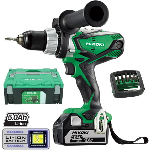 Hitachi (HiKOKI) DV18DSDL Akkus ütvefúró-csavarbehajtó (18V/2x5.0Ah ... Hitachi (HiKOKI) DV18DSDL Akkus ütvefúró-csavarbehajtó (18V/2x5.0Ah ...