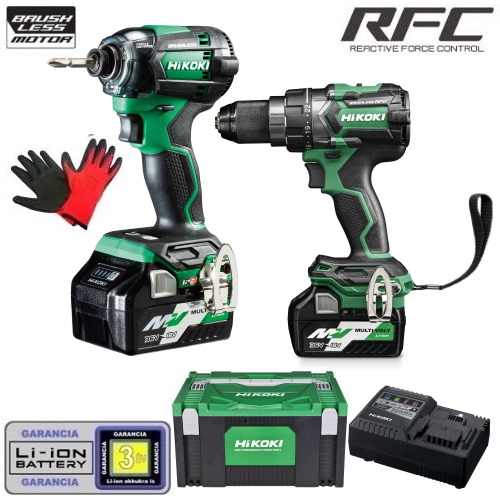 Hitachi (HiKOKI) KC18DC-WAZ Akkus csomag (DS18DC+WH18DC) + AJÁNDÉK - Akkus gépcsomagok